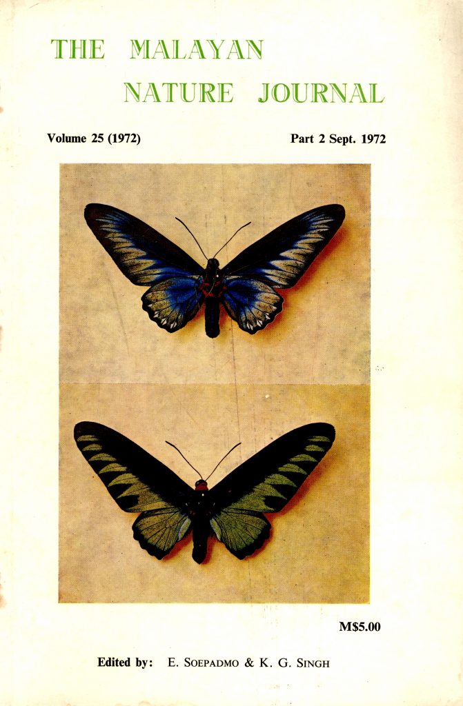 Volume 25 – Malayan Nature Journal (MNJ)